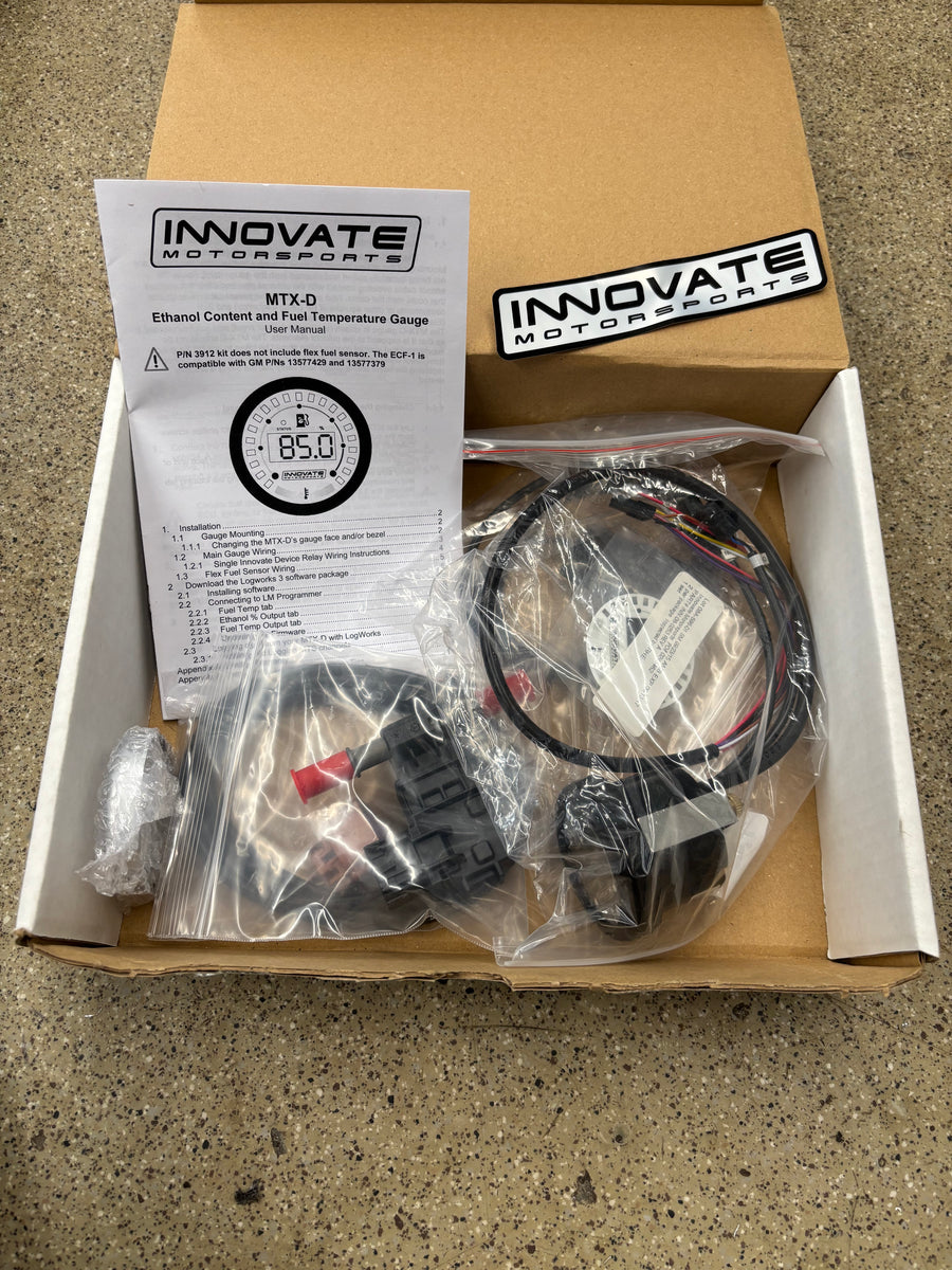 Innovate MTX-D comes with innovate flex sensor! – Rix Racing